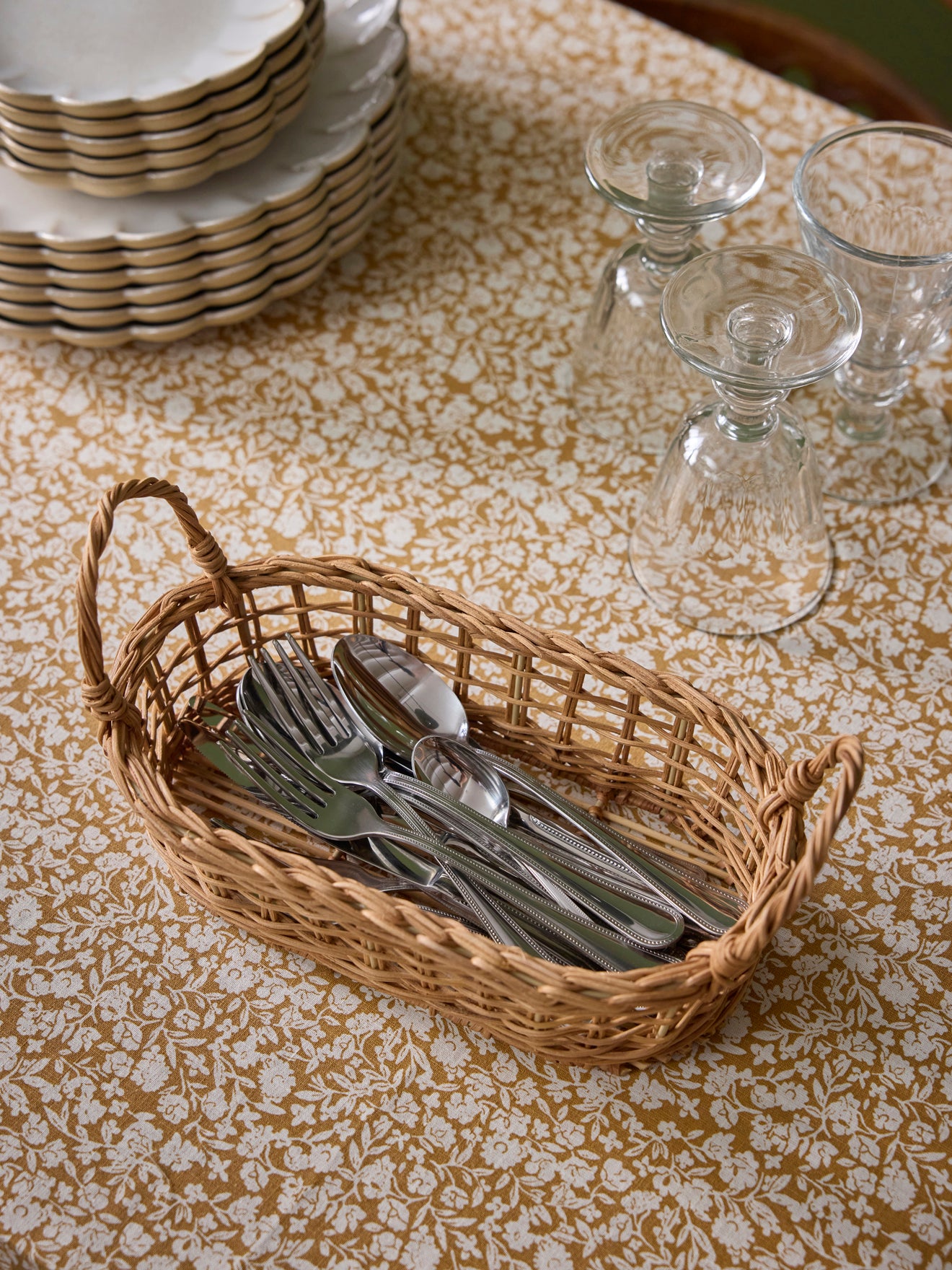 Panier de table en rotin - Taille M - Cyrillus COM