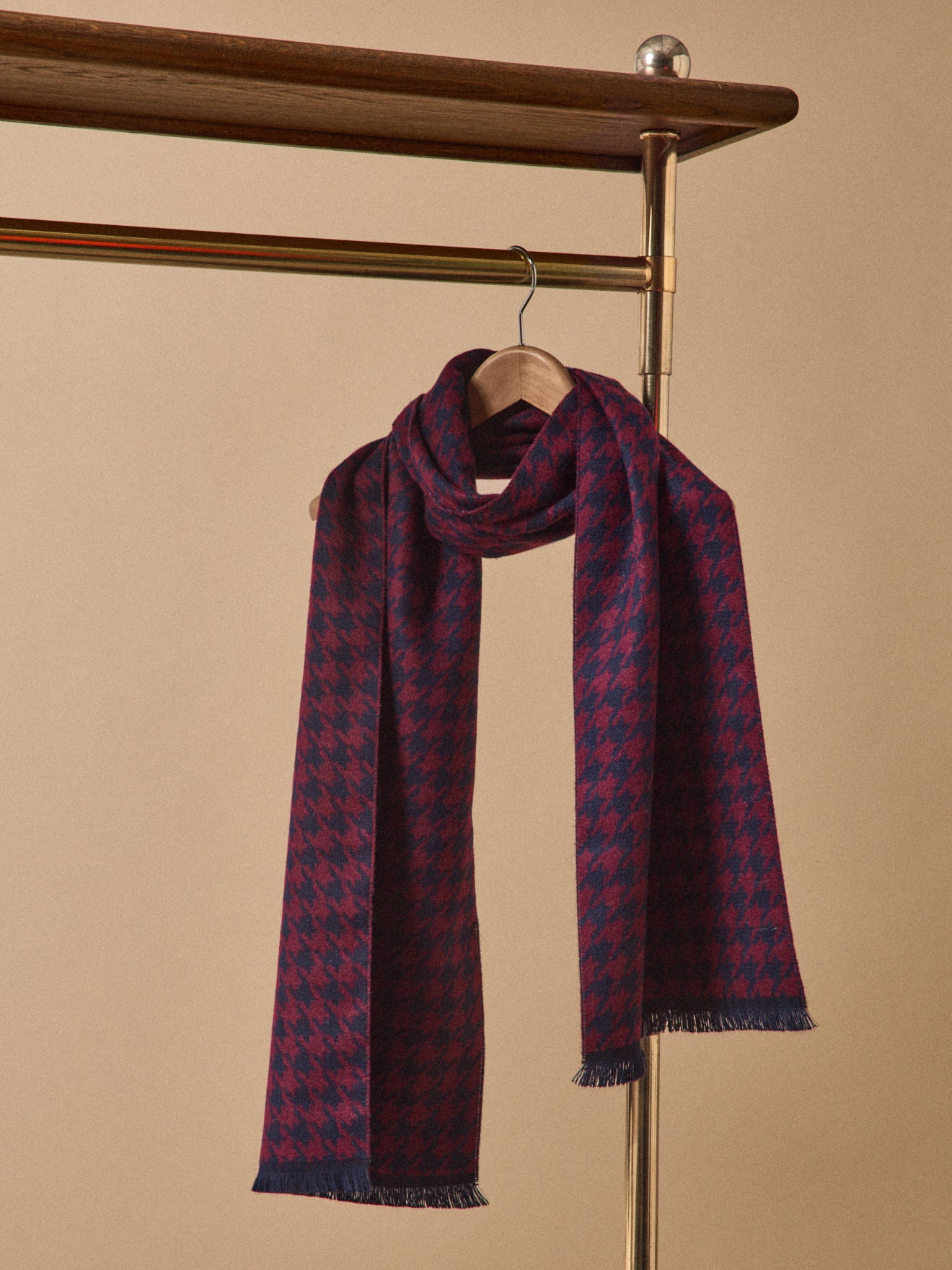Women's houndstooth scarf - Cyrillus x Pierre Quioc Créations ...