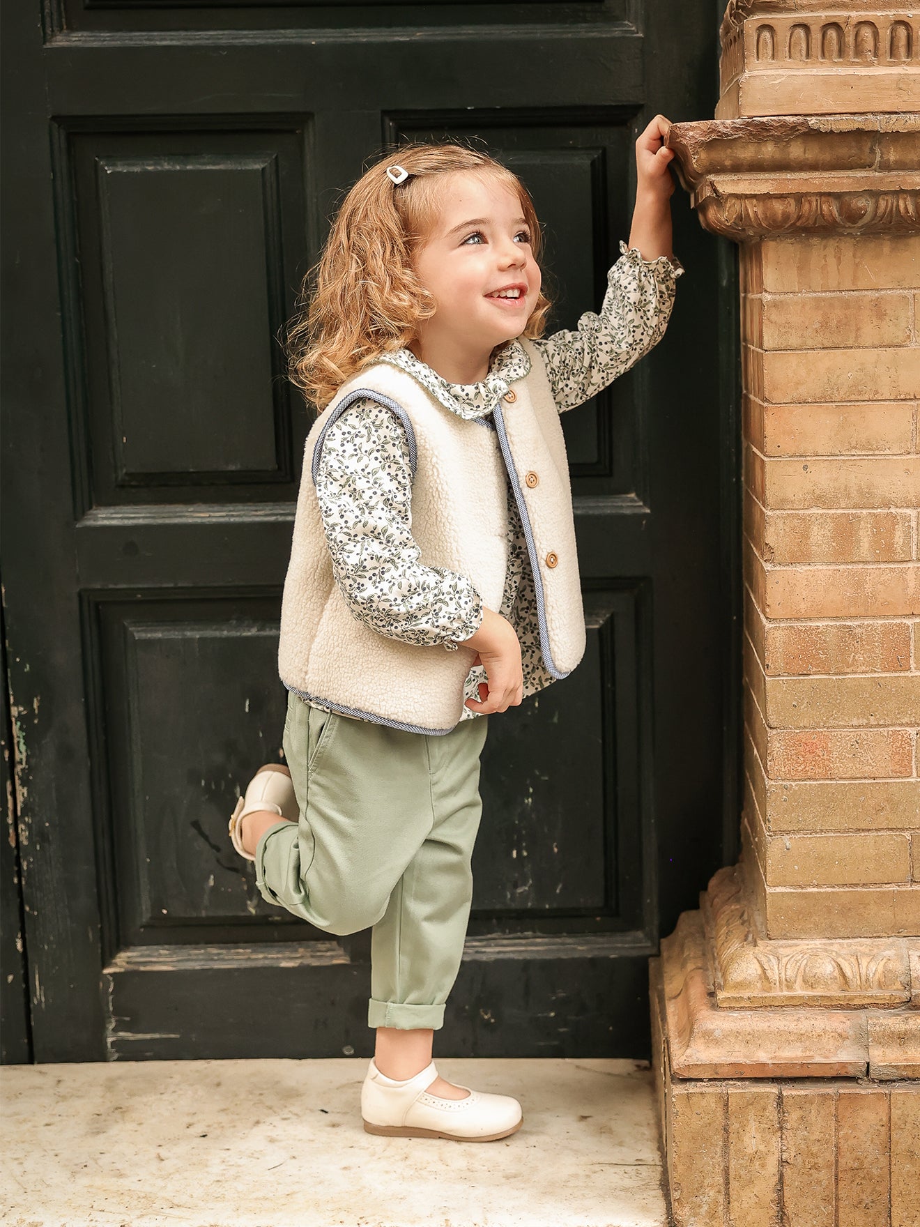 Baby's reversible sleeveless jacket - Cyrillus COM