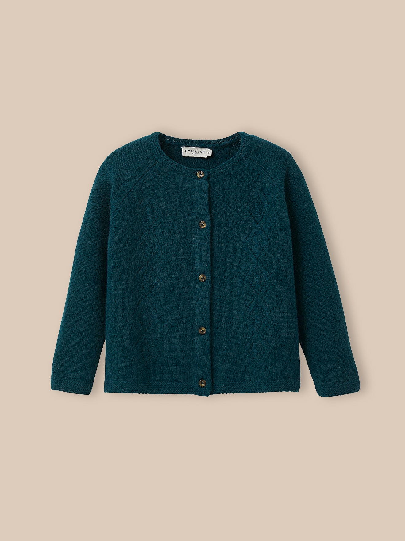 Girl's Merino wool cardigan - Cyrillus COM