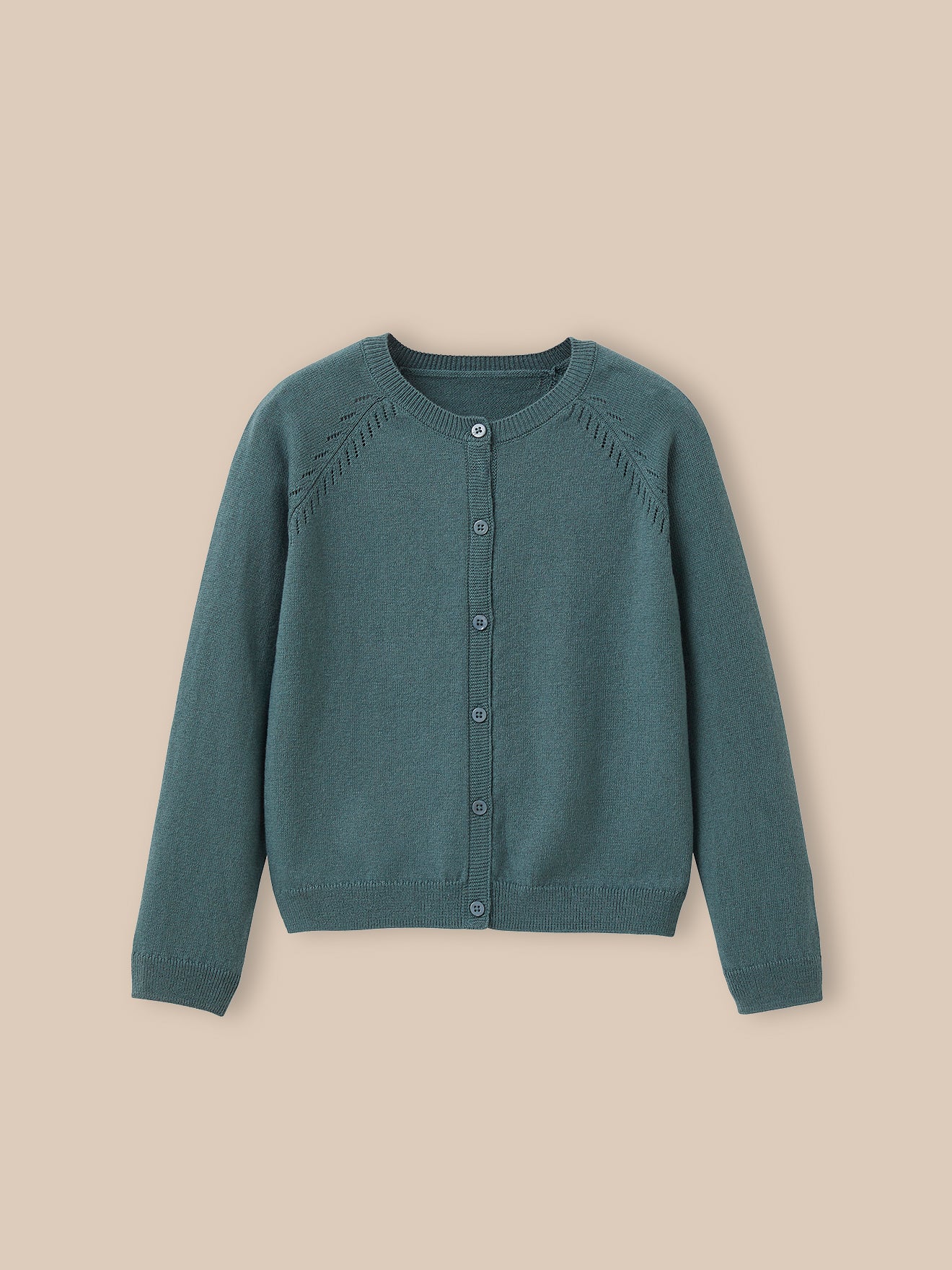 Girl's cotton and wool cardigan - Cyrillus COM