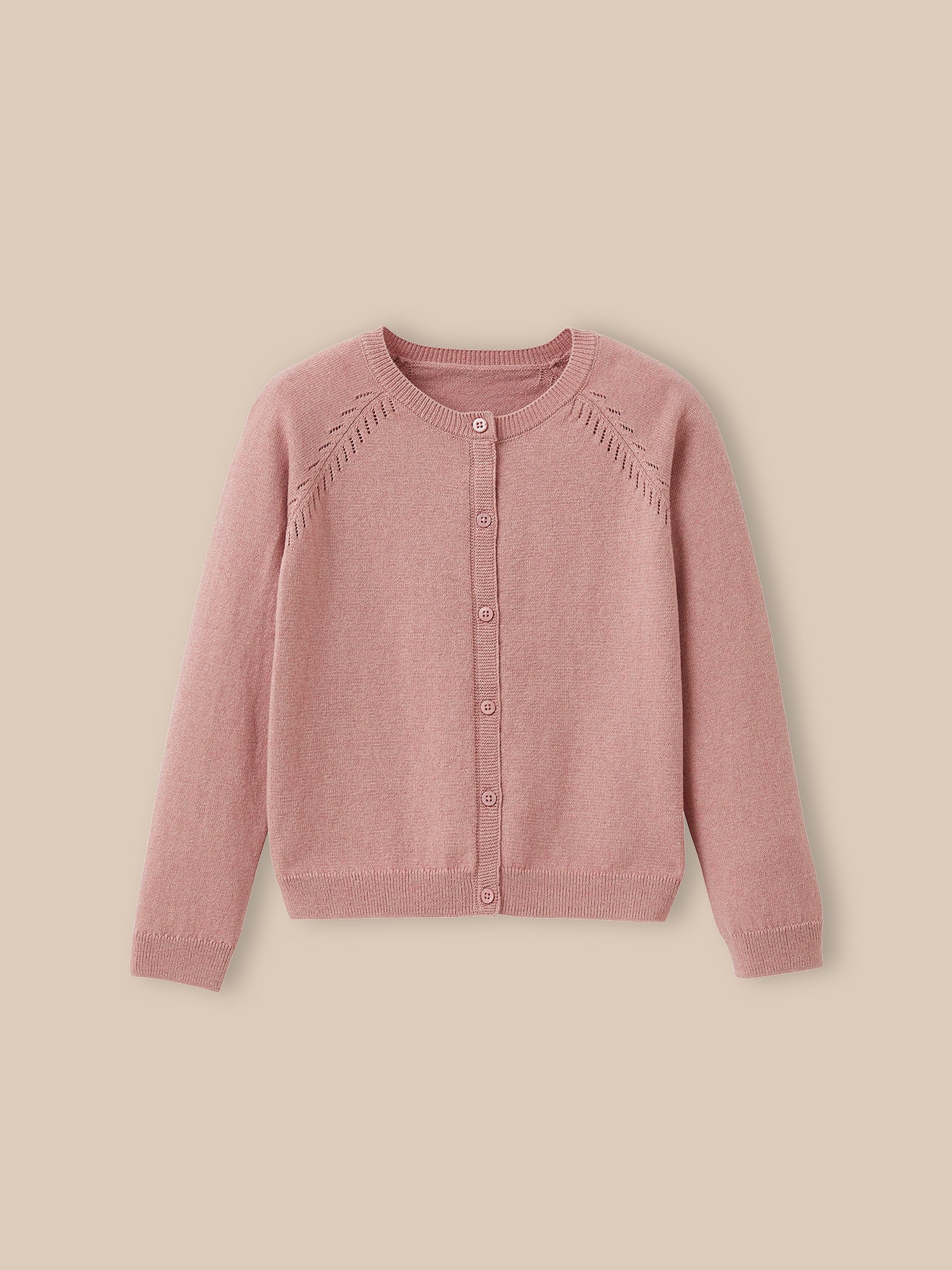 Girl's cotton and wool cardigan - Cyrillus COM