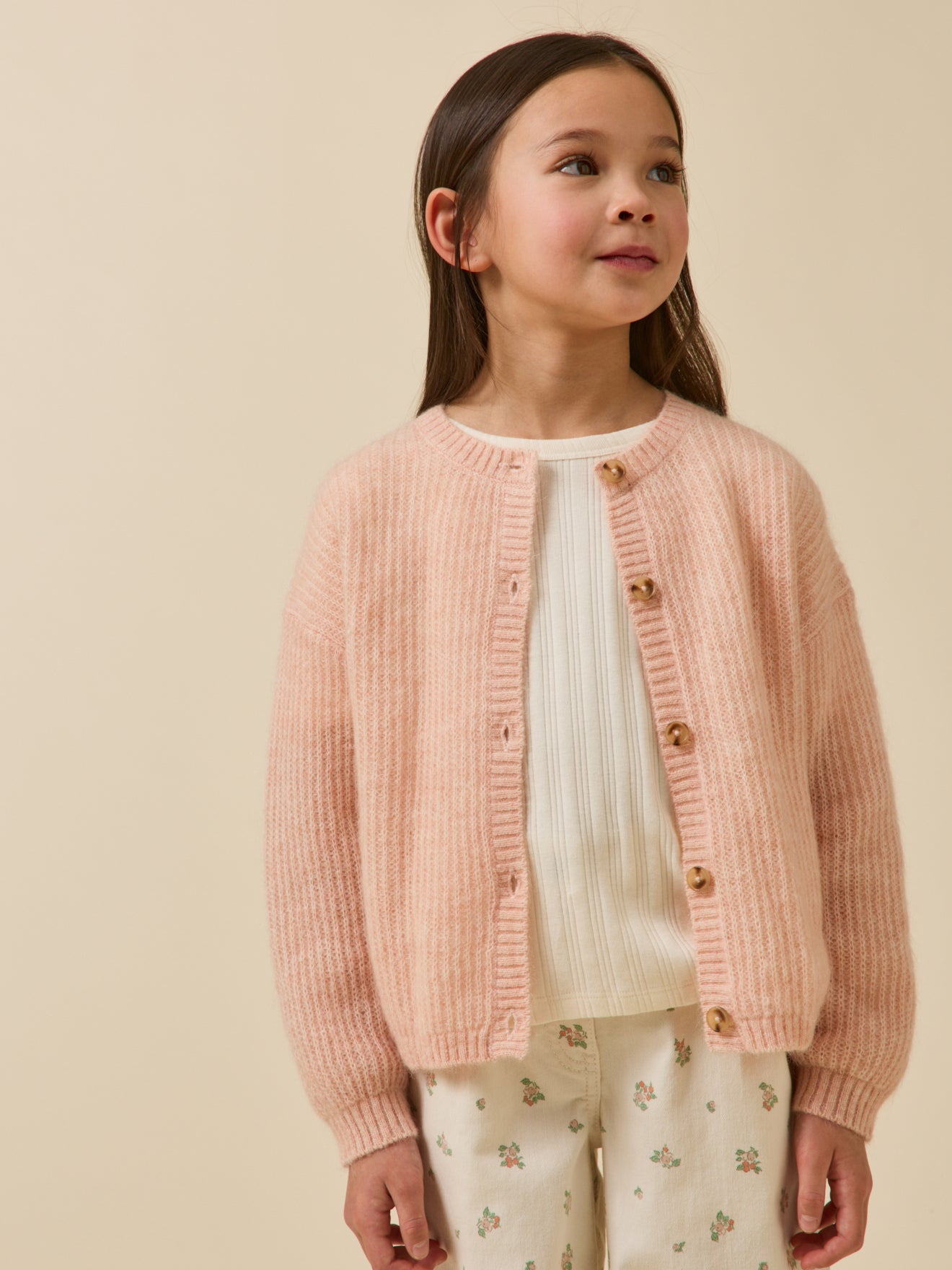 Girl's wool and mohair cardigan - Cyrillus COM