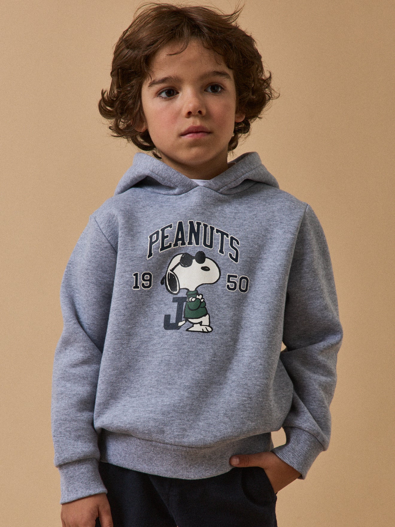 Cyrillus x Peanuts™ child's zip sweatshirt - The Snoopy Collection ...