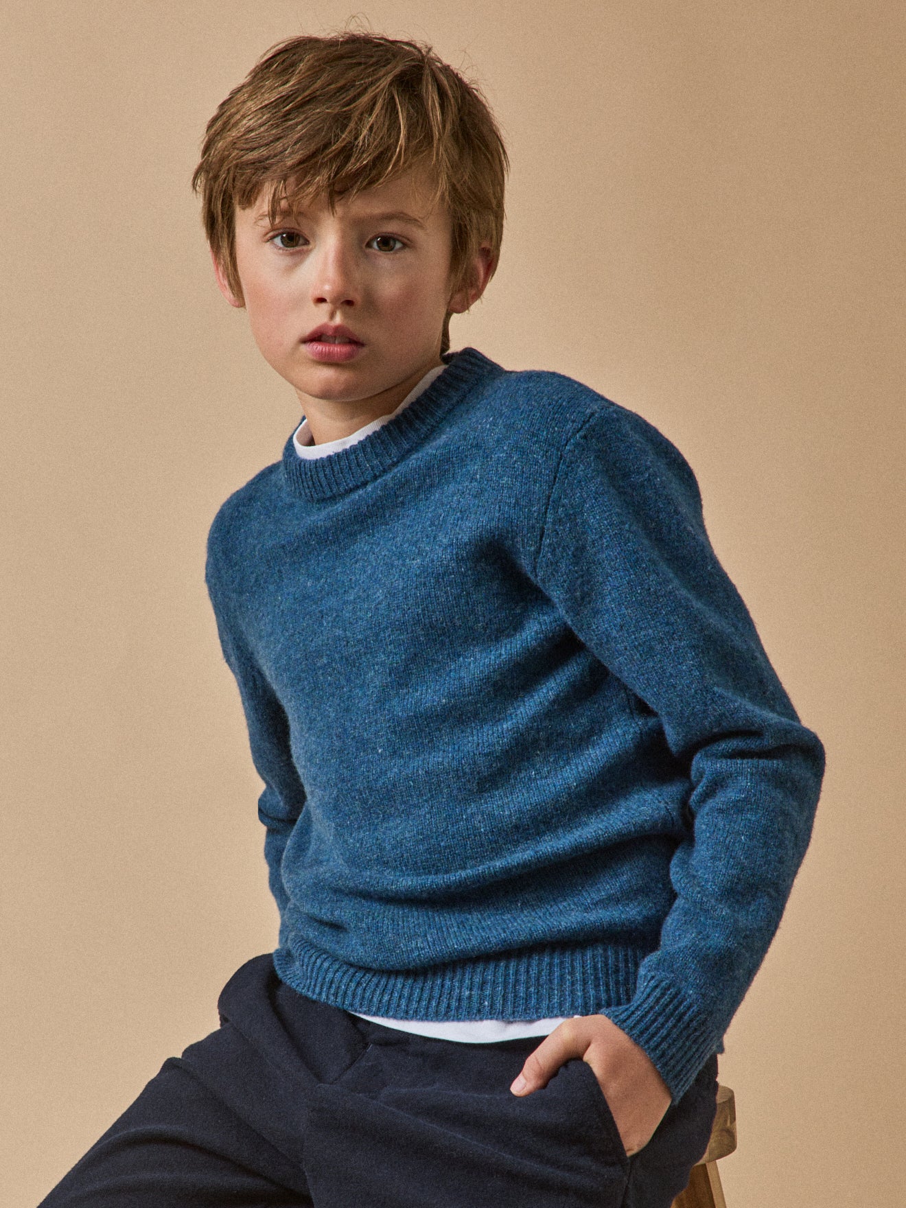 Boy's merino wool sweater - Cyrillus COM