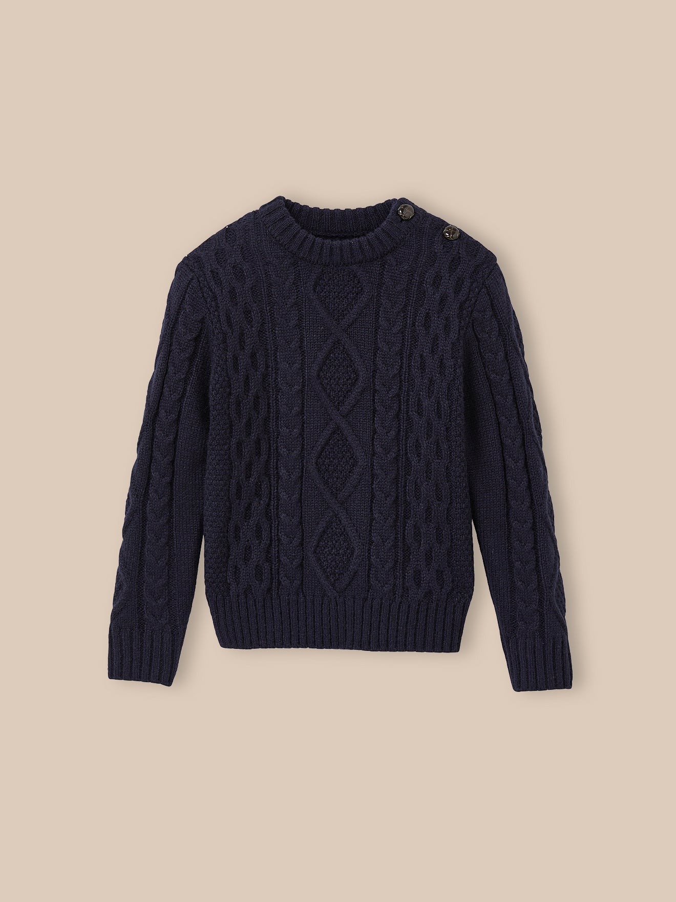 Boy's cable knit sweater - Cyrillus COM