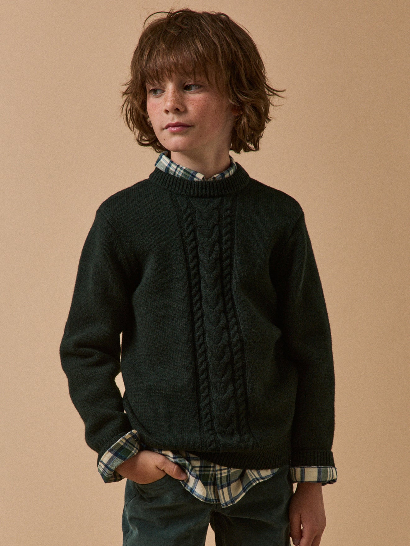 Boy's lambswool sweater - Cyrillus COM